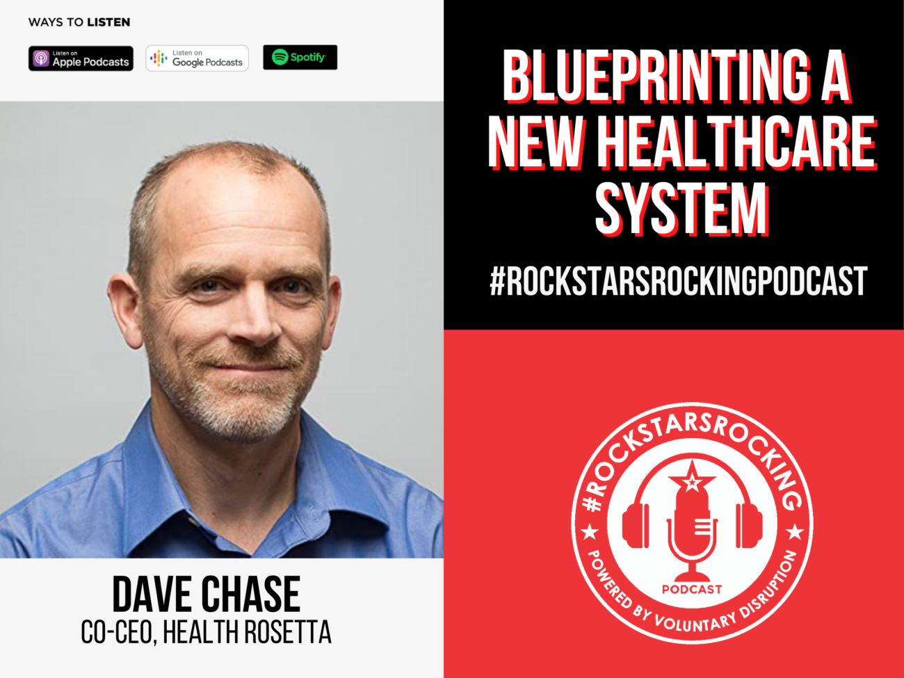 Blueprinting A New Healthcare System with Dave Chase | Voluntary Disruption